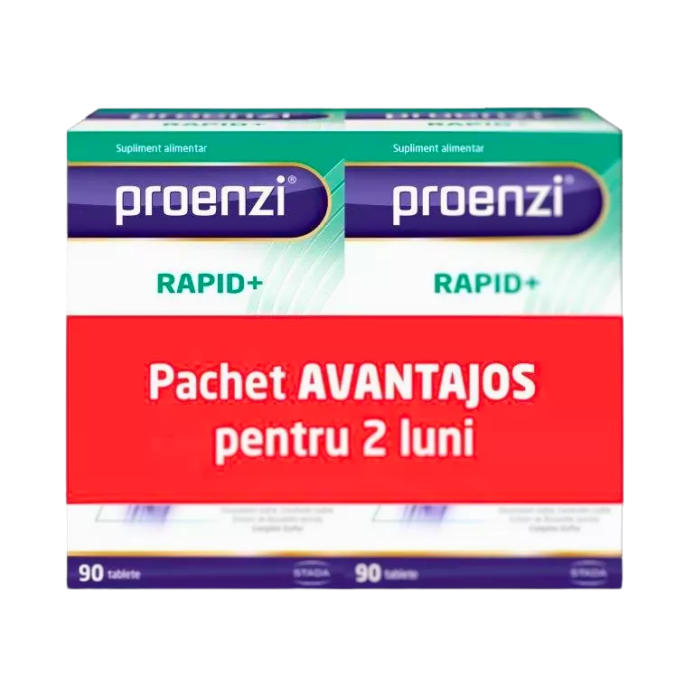Pachet Proenzi Artrostop Rapid+,90+90 tablete Walmark - Farmacia Ester